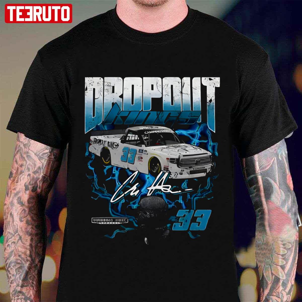 Dropout Kings Car 33 Vintage Unisex T-shirt - Teeruto