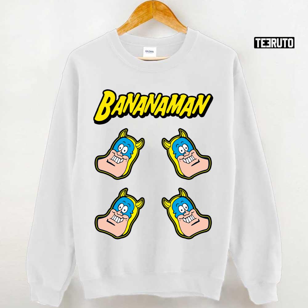 Funny Bananaman Unisex T-shirt - Teeruto