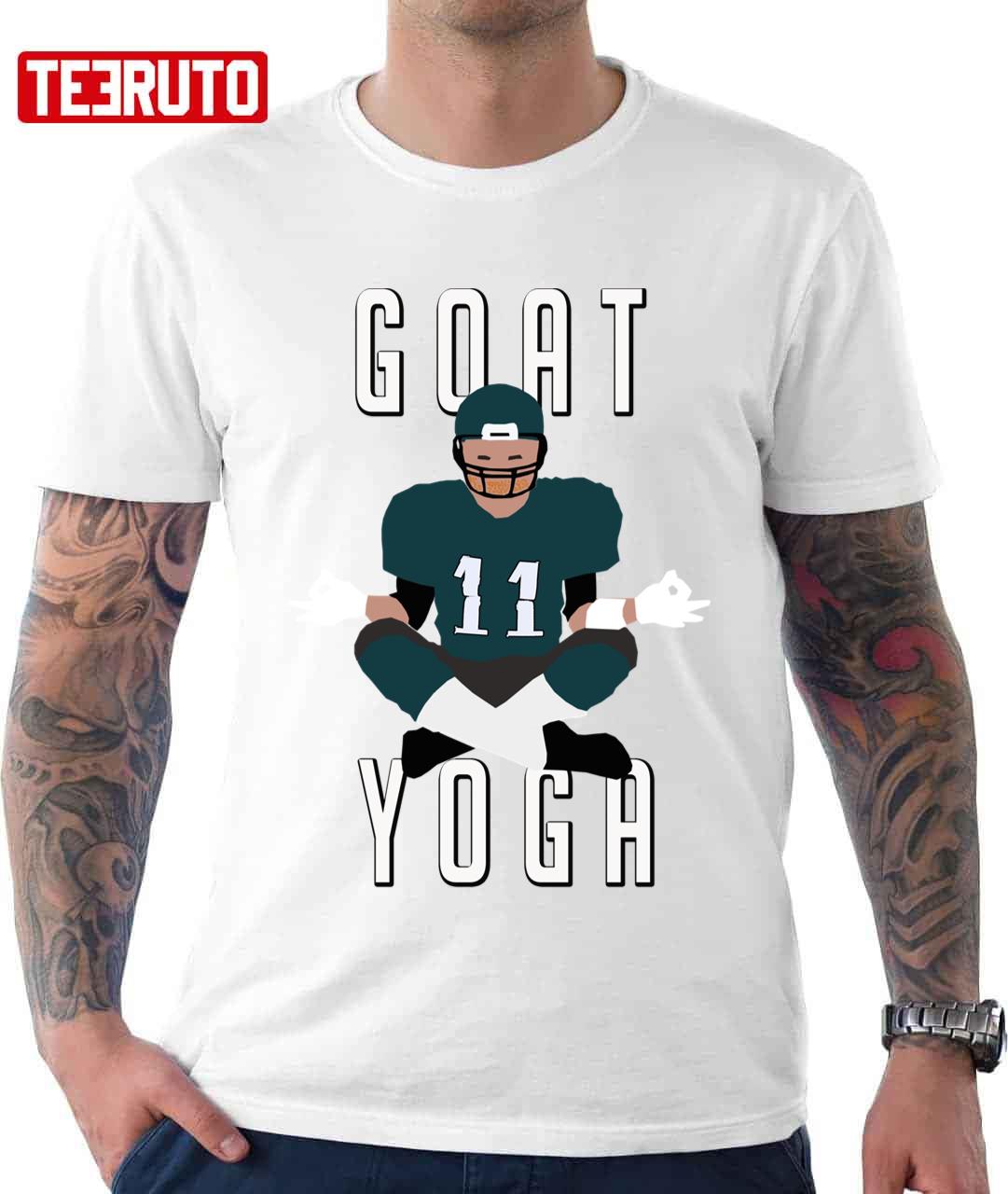 Goat Yoga Carson Wentz Unisex T-shirt - Teeruto