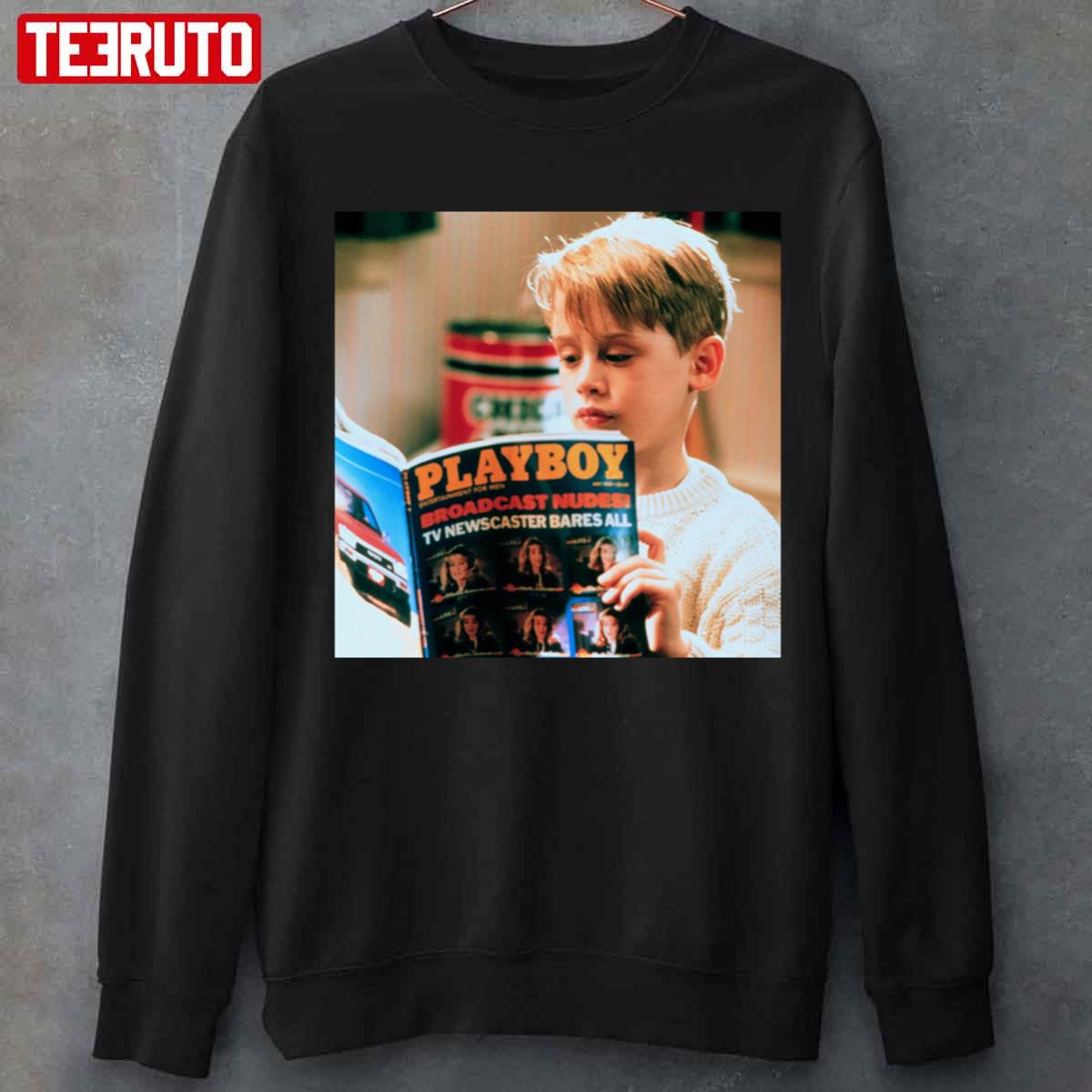 Home Alone Playboy Magazine Reading Unisex Sweatshirt - Teeruto