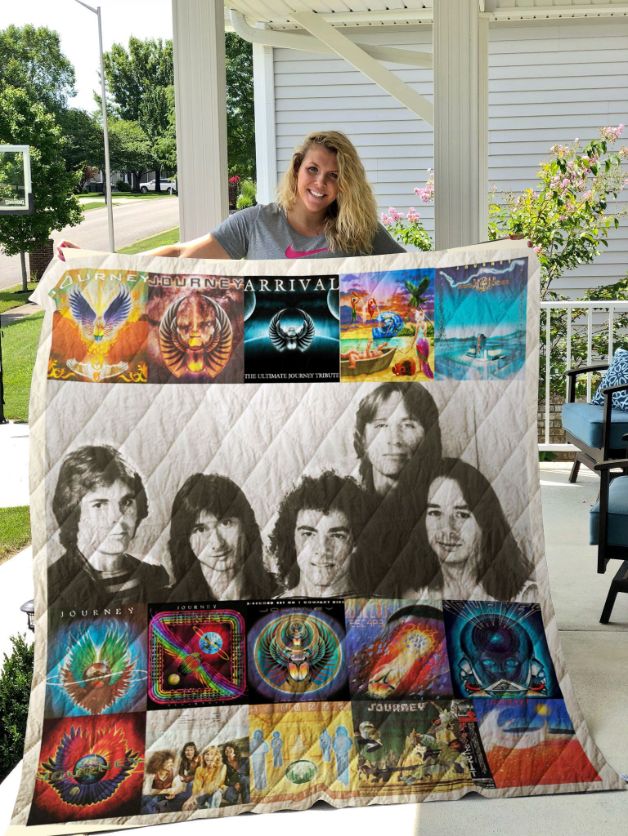 Journey Band Arrival Albums Quilt Blanket - Teeruto