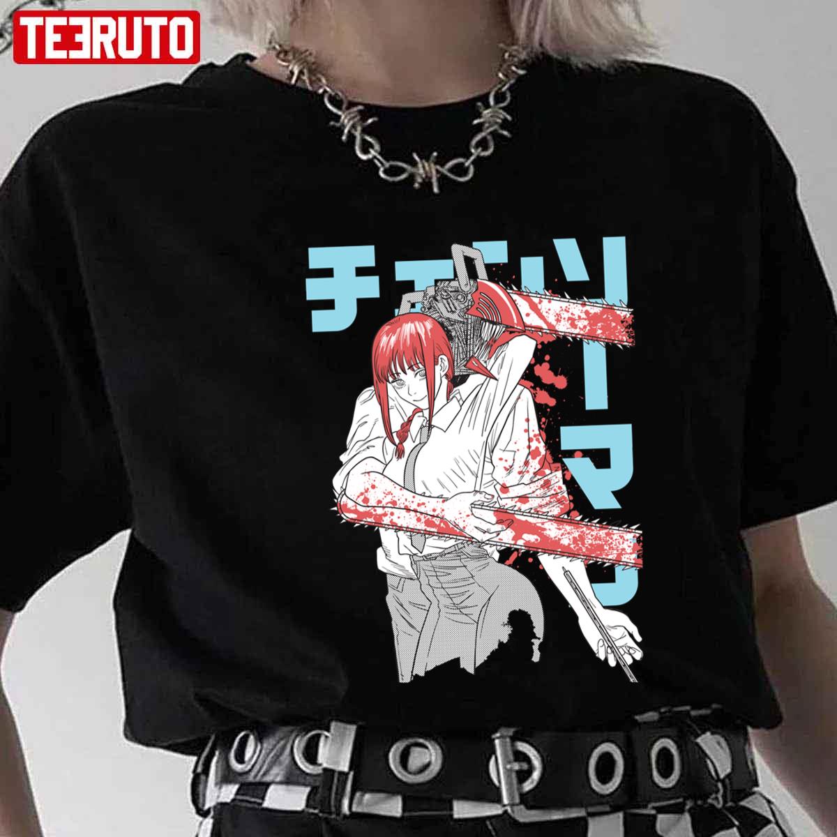 Manga Anime Character Chainsaw Warrior Chainsaw Man Unisex T-shirt ...