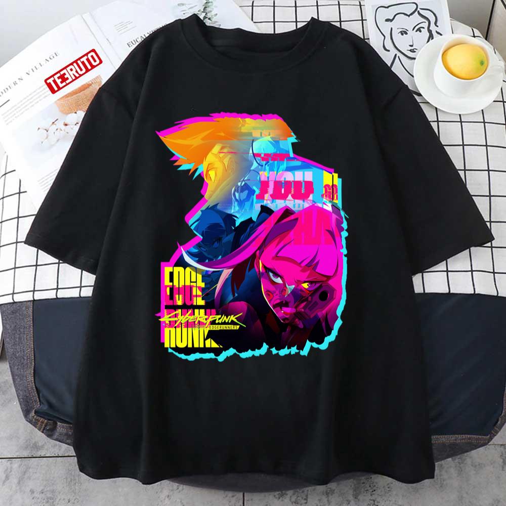 Neon David & Lucy Edgerunners Unisex T-shirt - Teeruto