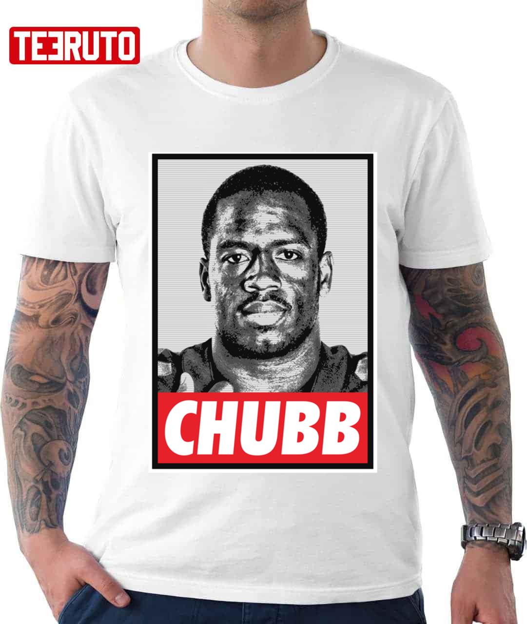 Obey Nick Chubb Design Unisex T-shirt - Teeruto
