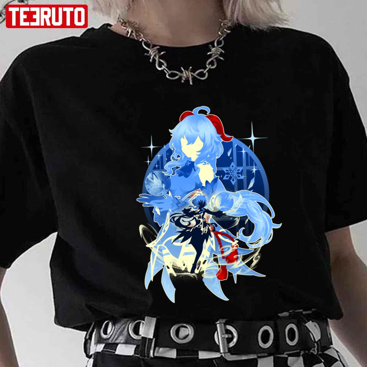 Plenilune Gaze Ganyu Genshin Impact Unisex T-shirt - Teeruto