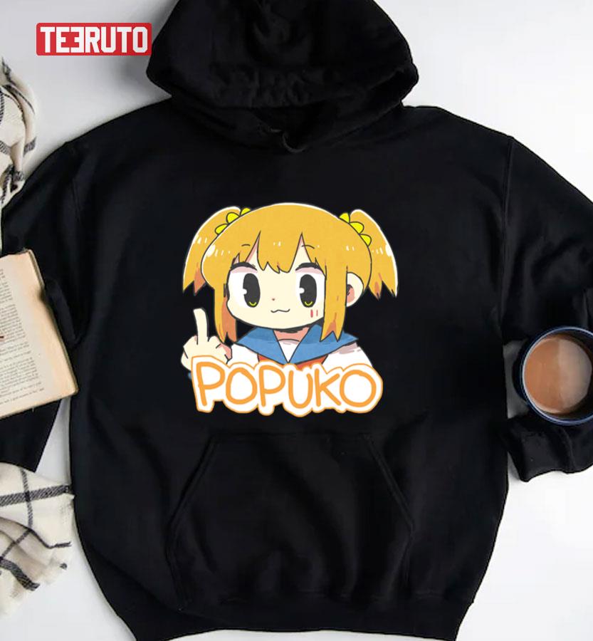 Popuko Character In Pop Team Epic Unisex T-shirt - Teeruto