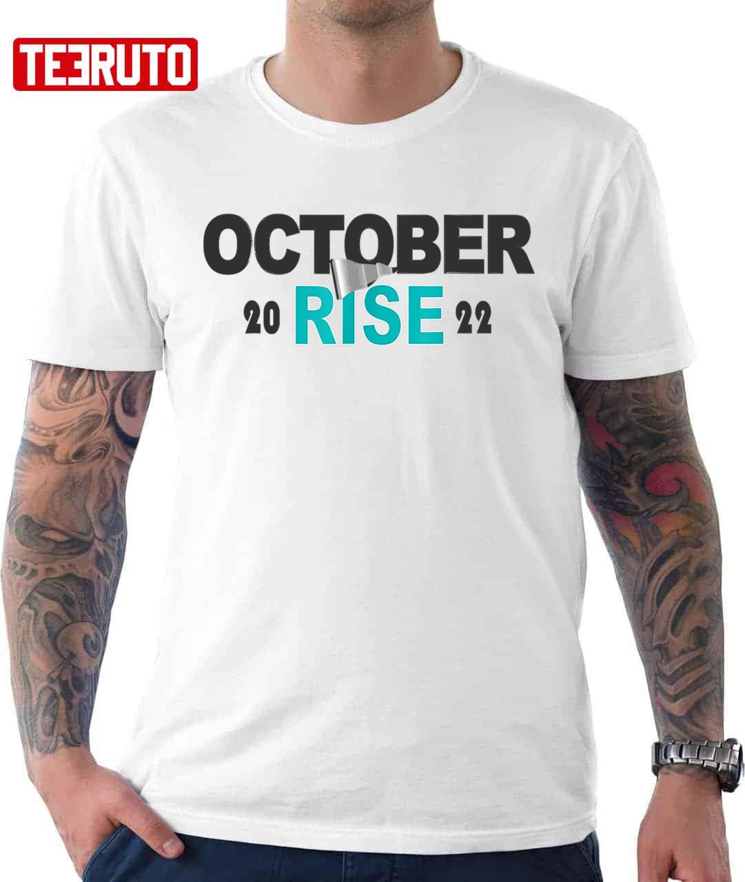 Proud Of Team October Rise Mariner Unisex T-shirt - Teeruto
