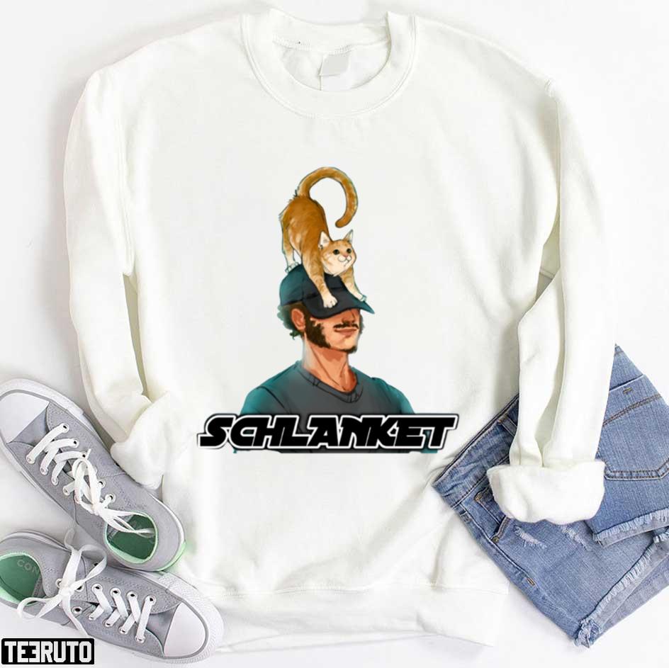 Schlanket Cat And Boy Unisex T-shirt - Teeruto