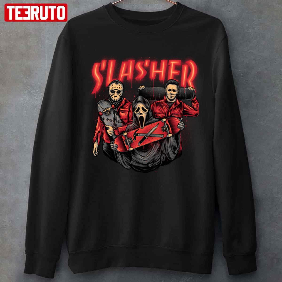 Slasher Boys Halloween Horror Unisex T-shirt - Teeruto