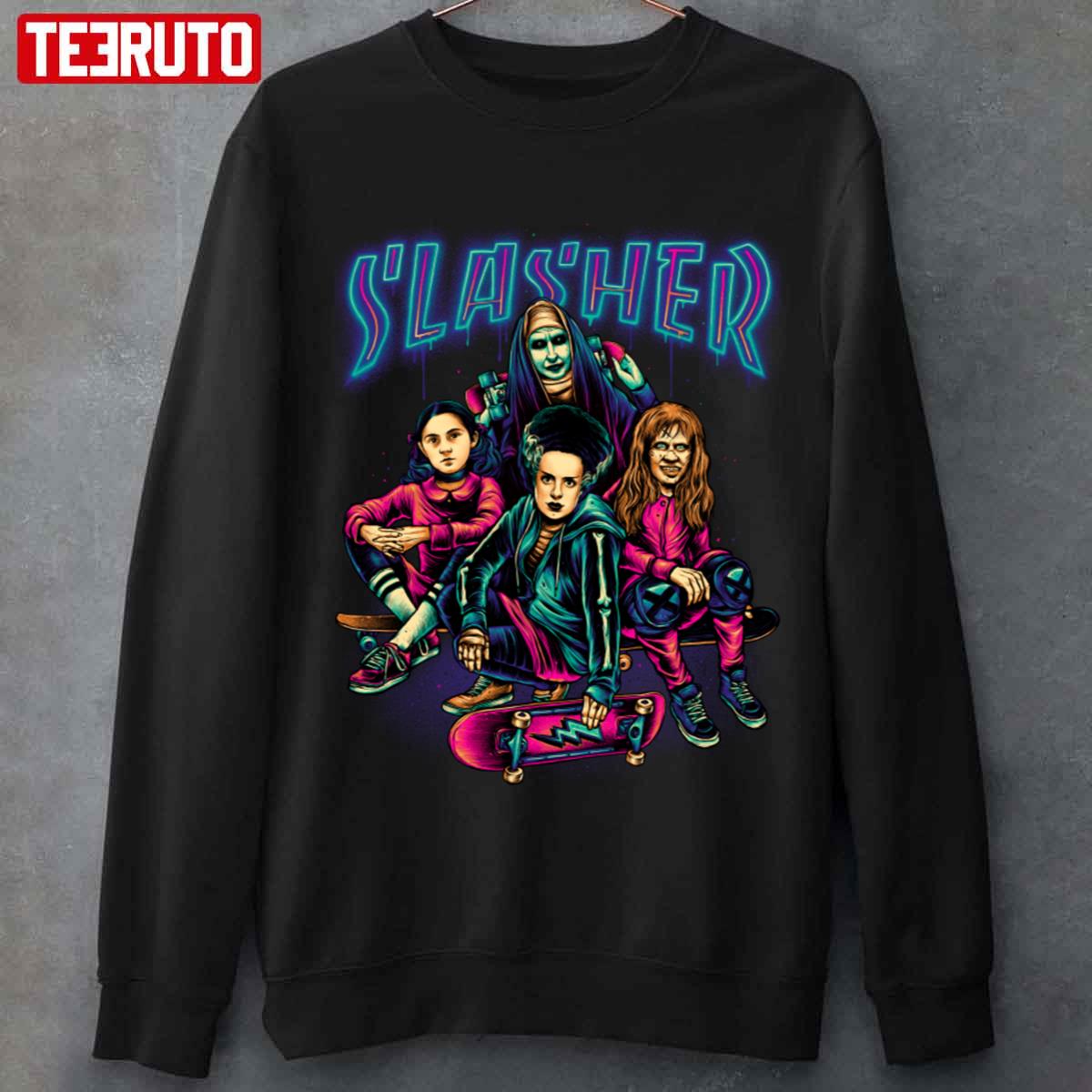 Slasher Girls Horror Movie Characters Unisex Sweatshirt - Teeruto