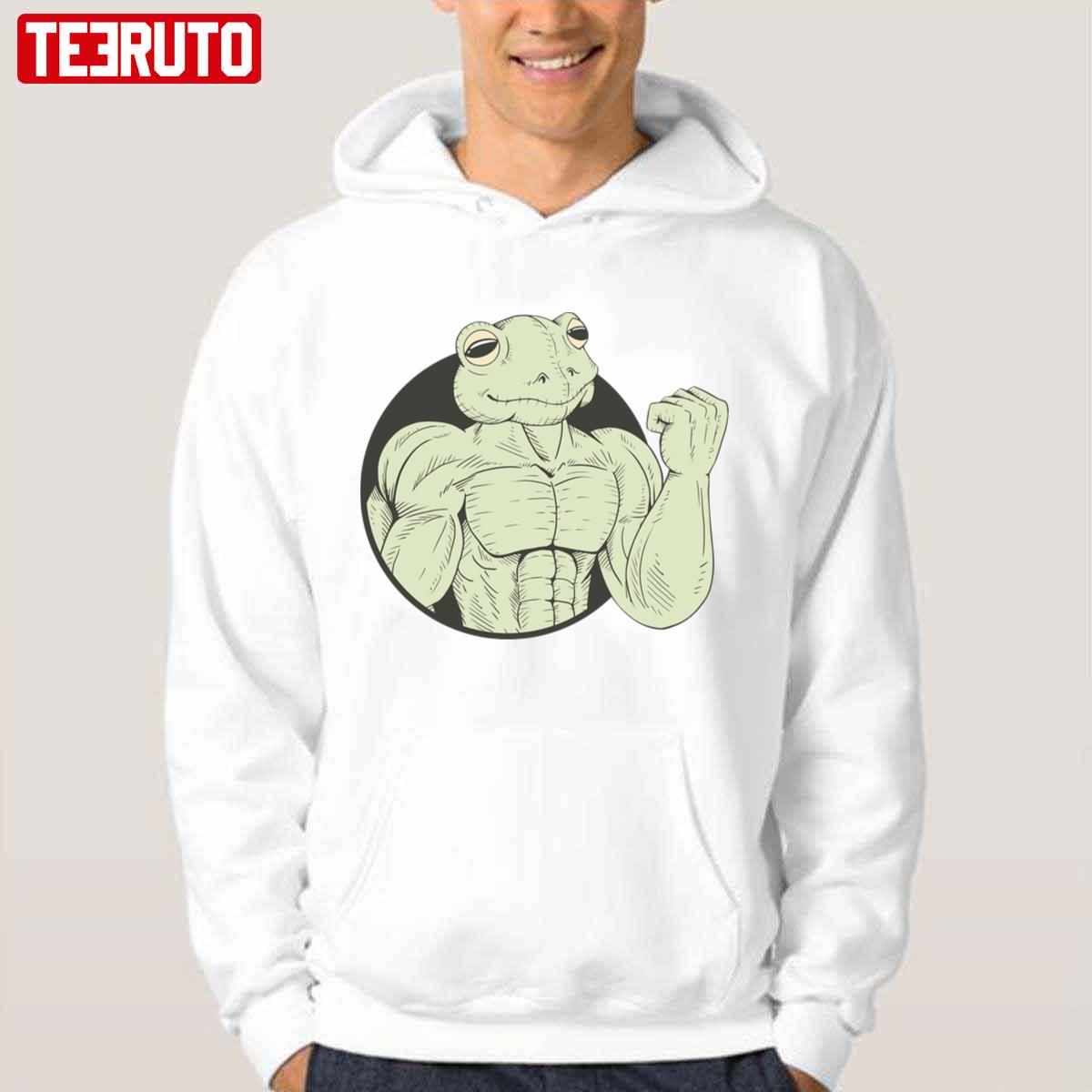 Sleeping Hunk Muscle Frog Man Unisex T-shirt - Teeruto