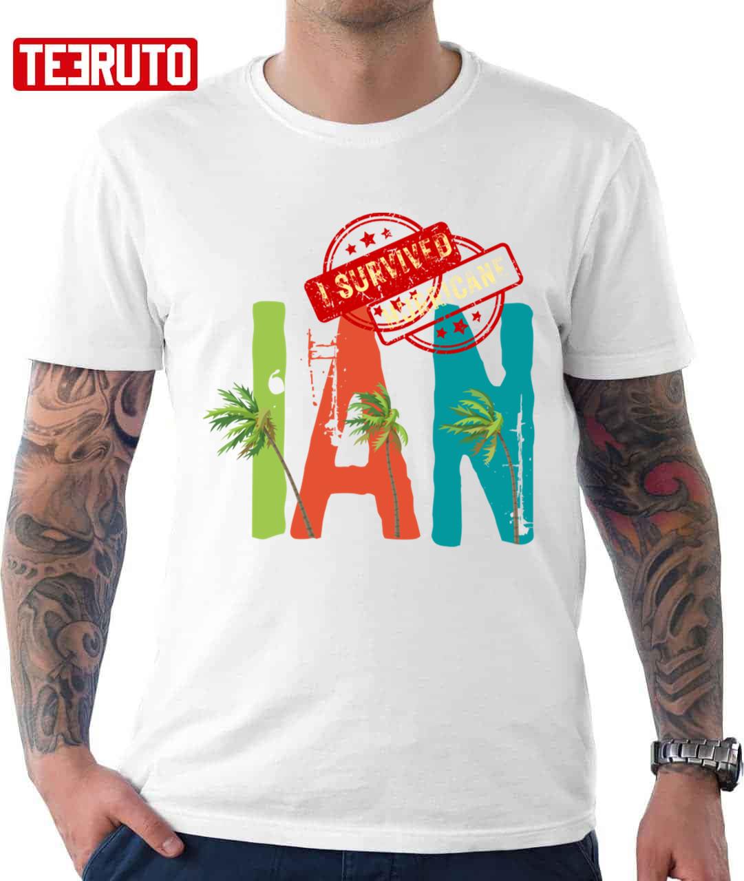 Summer Vibes I Survived Hurricane Ian Unisex T-shirt - Teeruto