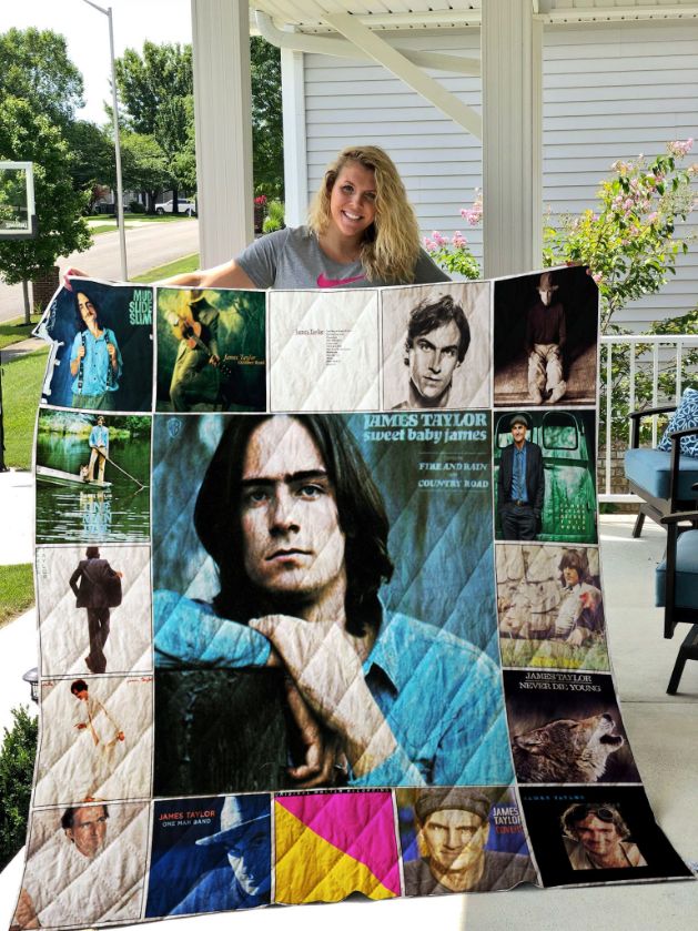 Sweet Baby James James Taylor Love Quilt Blanket - Teeruto