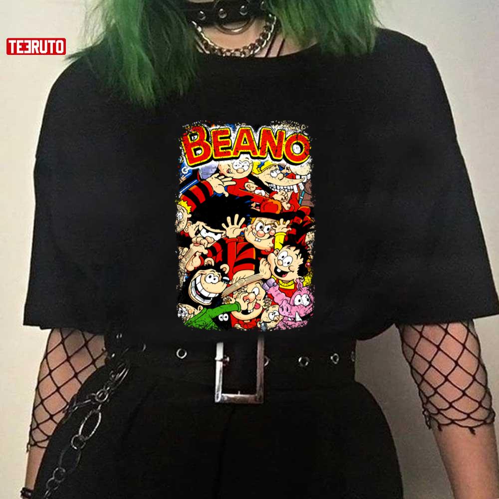 The Beano Distressed Comics Cover Unisex T-shirt - Teeruto