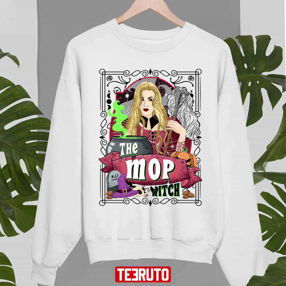 The Mop Witch Tarot Card Hocus Pocus Unisex Sweatshirt - Teeruto