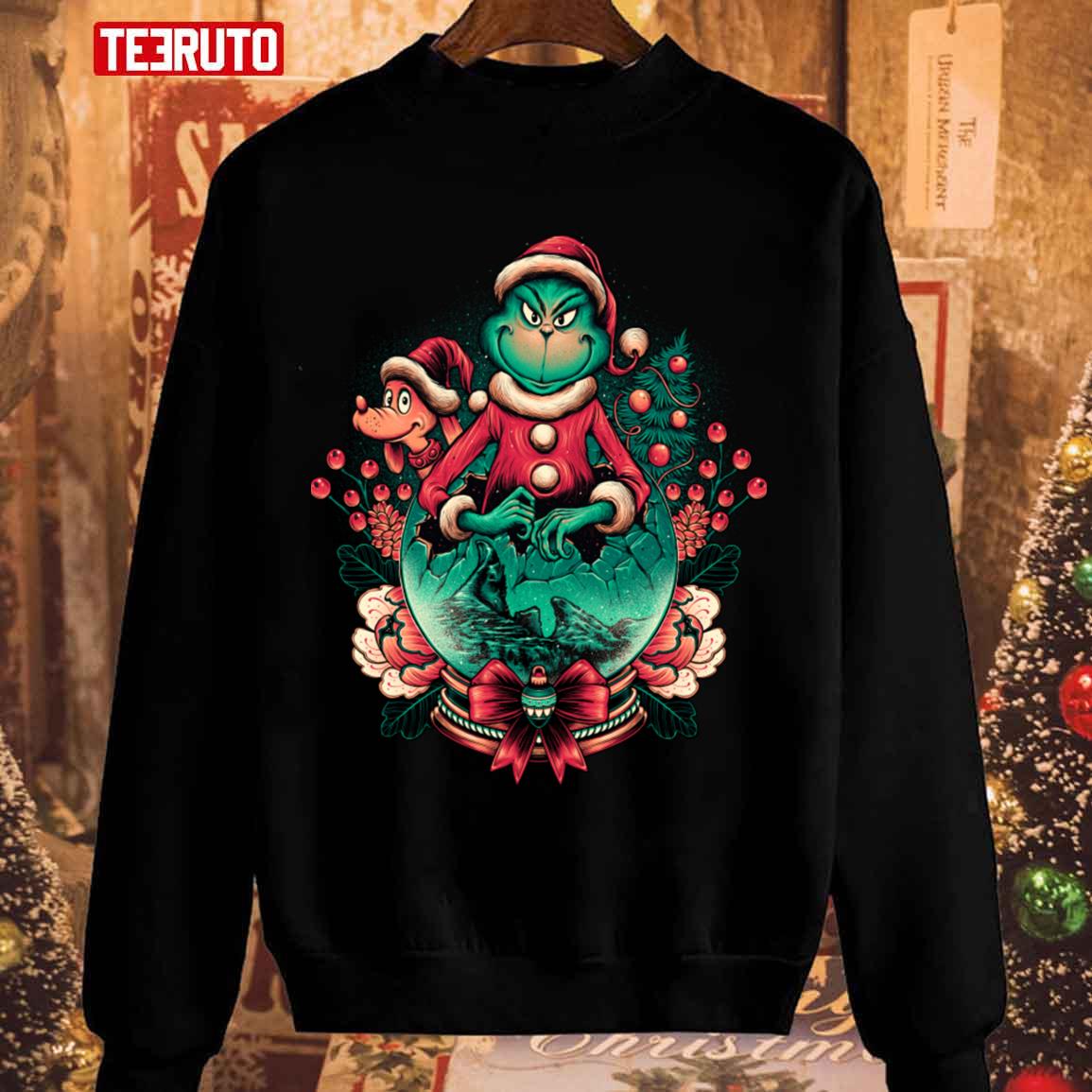 Too Grumpy For Christmas Grinch Unisex Sweatshirt - Teeruto