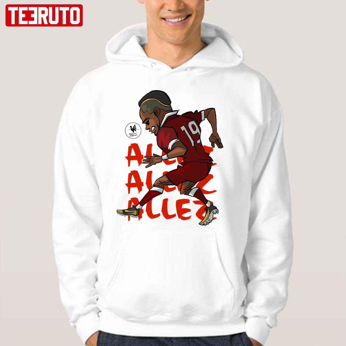 Allez Allez Sadio Mané Cartoon Art Unisex Hoodie - Teeruto