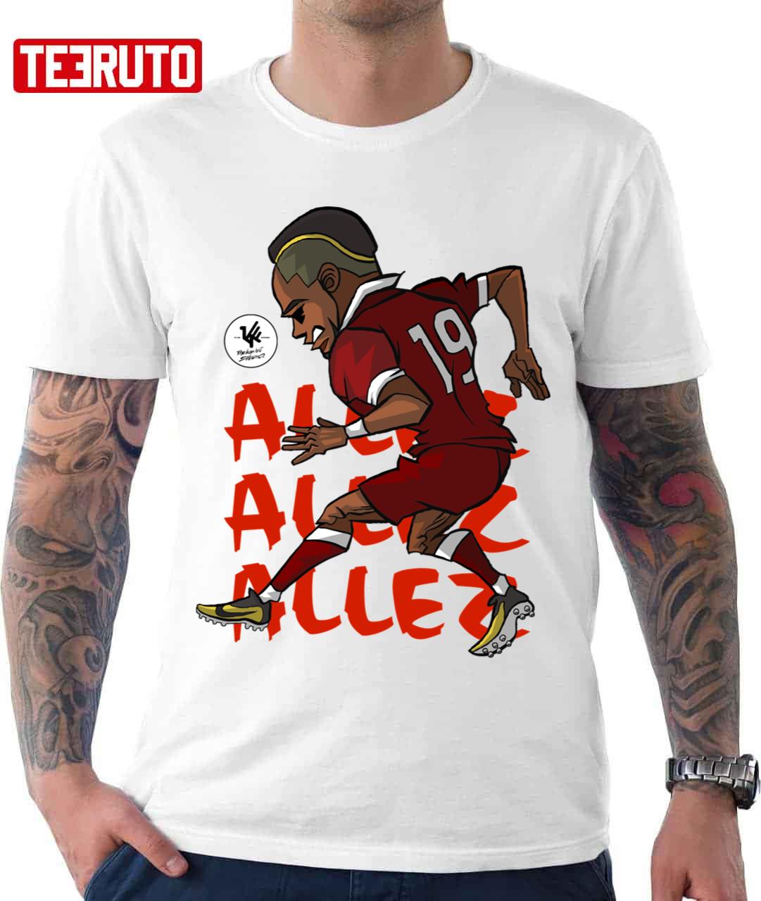 Allez Allez Sadio Mané Cartoon Art Unisex Hoodie - Teeruto