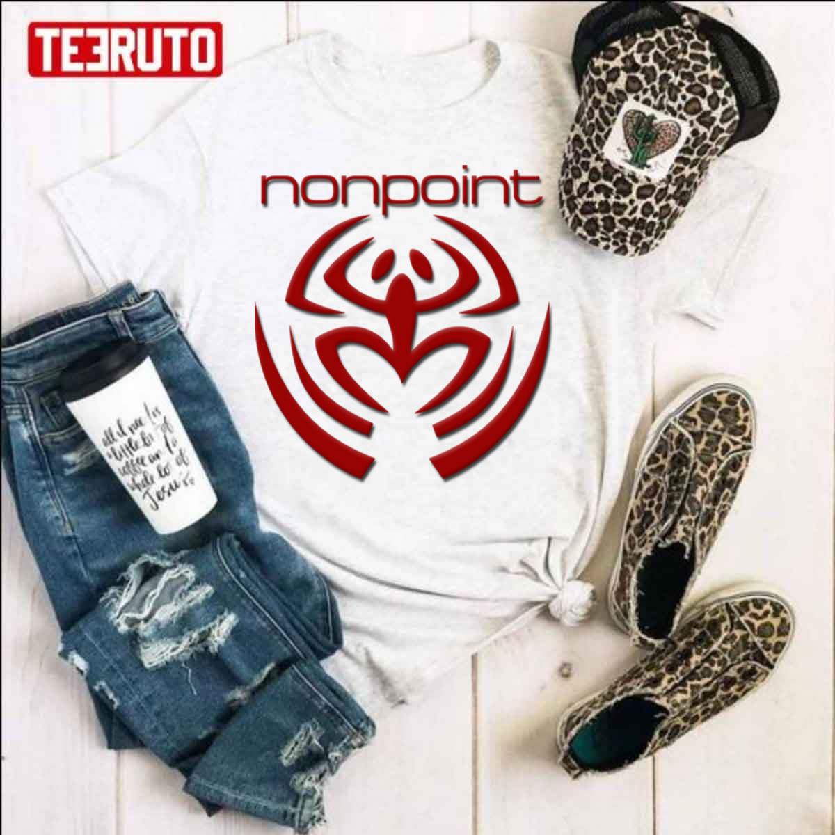 American Rock Music Red Logo Nonpoint Unisex Hoodie - Teeruto