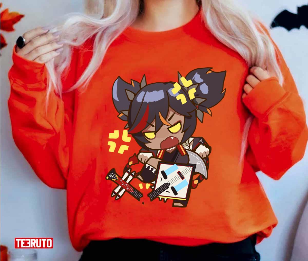 Angry Chibi Xinyan Genshin Impact Unisex T-Shirt - Teeruto