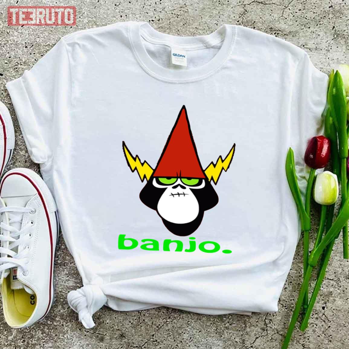 Banjo Wander Over Yonder Face Unisex T-Shirt - Teeruto