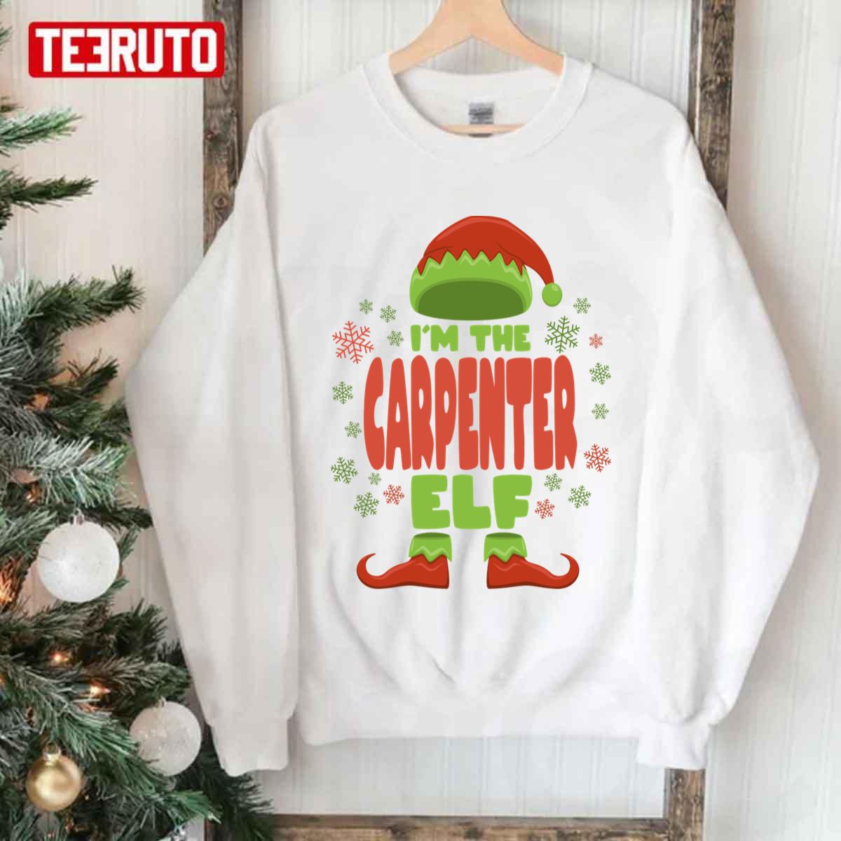 Beloved Carpenter Christmas Elf Unisex Sweatshirt - Teeruto