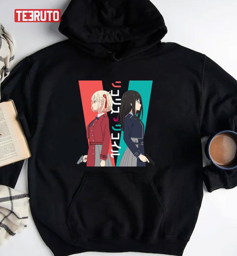 Cafe Lycoreco's Chisato & Takina Lycoris Recoil Anime Unisex T-shirt ...