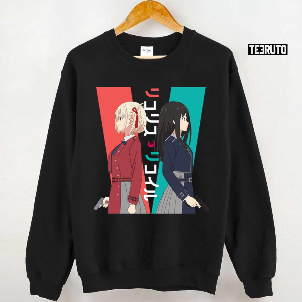 Cafe Lycoreco's Chisato & Takina Lycoris Recoil Anime Unisex T-shirt ...