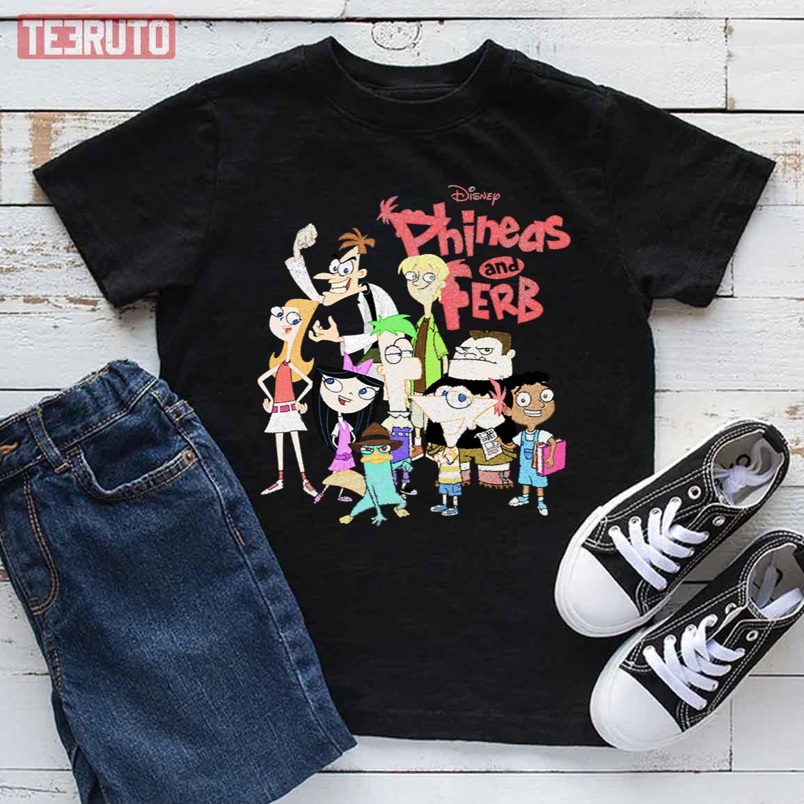 Call Me D Is Ney Phineas And Ferb The Group Logo Unisex T-Shirt - Teeruto