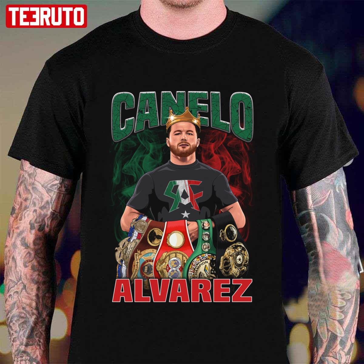Canelo Alvarez Boxing King Colored Design Unisex Hoodie - Teeruto