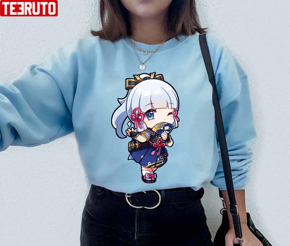 Chibi Ayaka Genshin Impact Unisex Sweatshirt - Teeruto