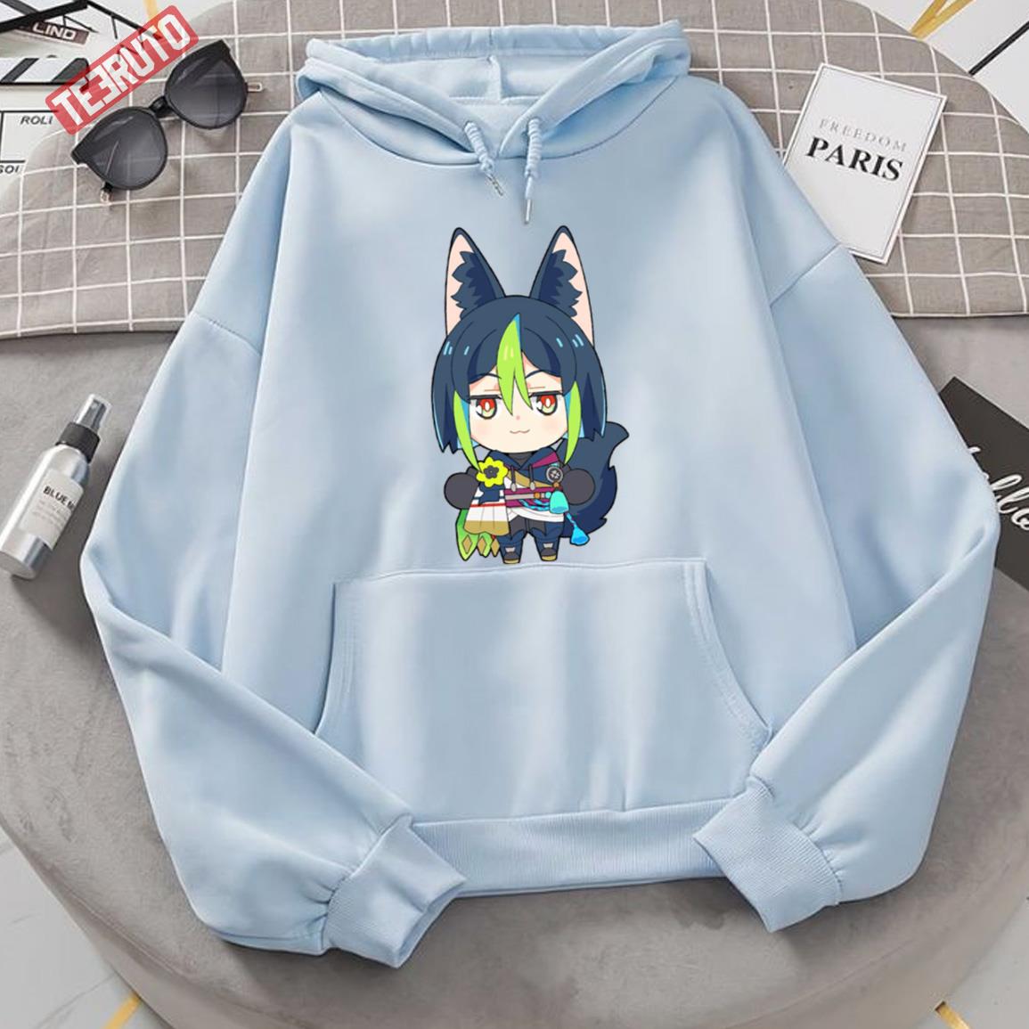 Chibi Cute Tighnari Genshin Impact Unisex Hoodie - Teeruto