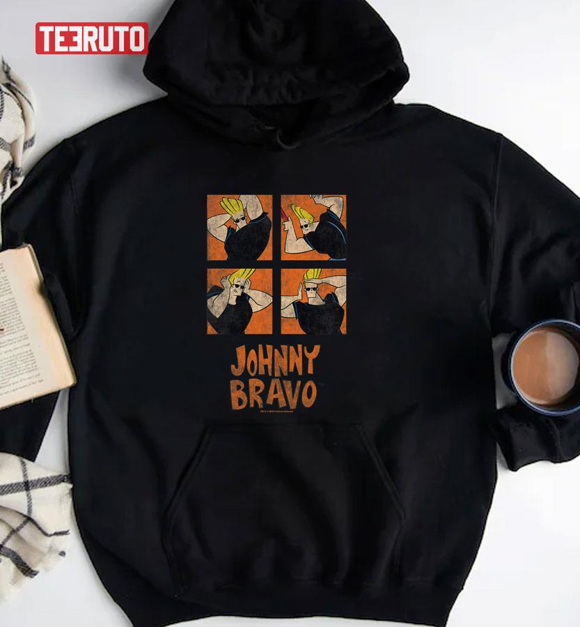 Cn Johnny Bravo Portrait Box Up Unisex Sweatshirt - Teeruto