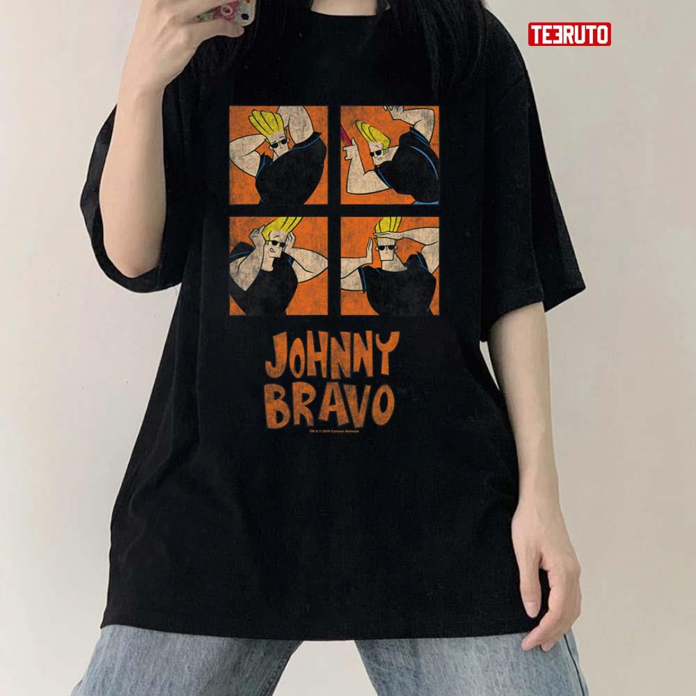 Cn Johnny Bravo Portrait Box Up Unisex Sweatshirt - Teeruto