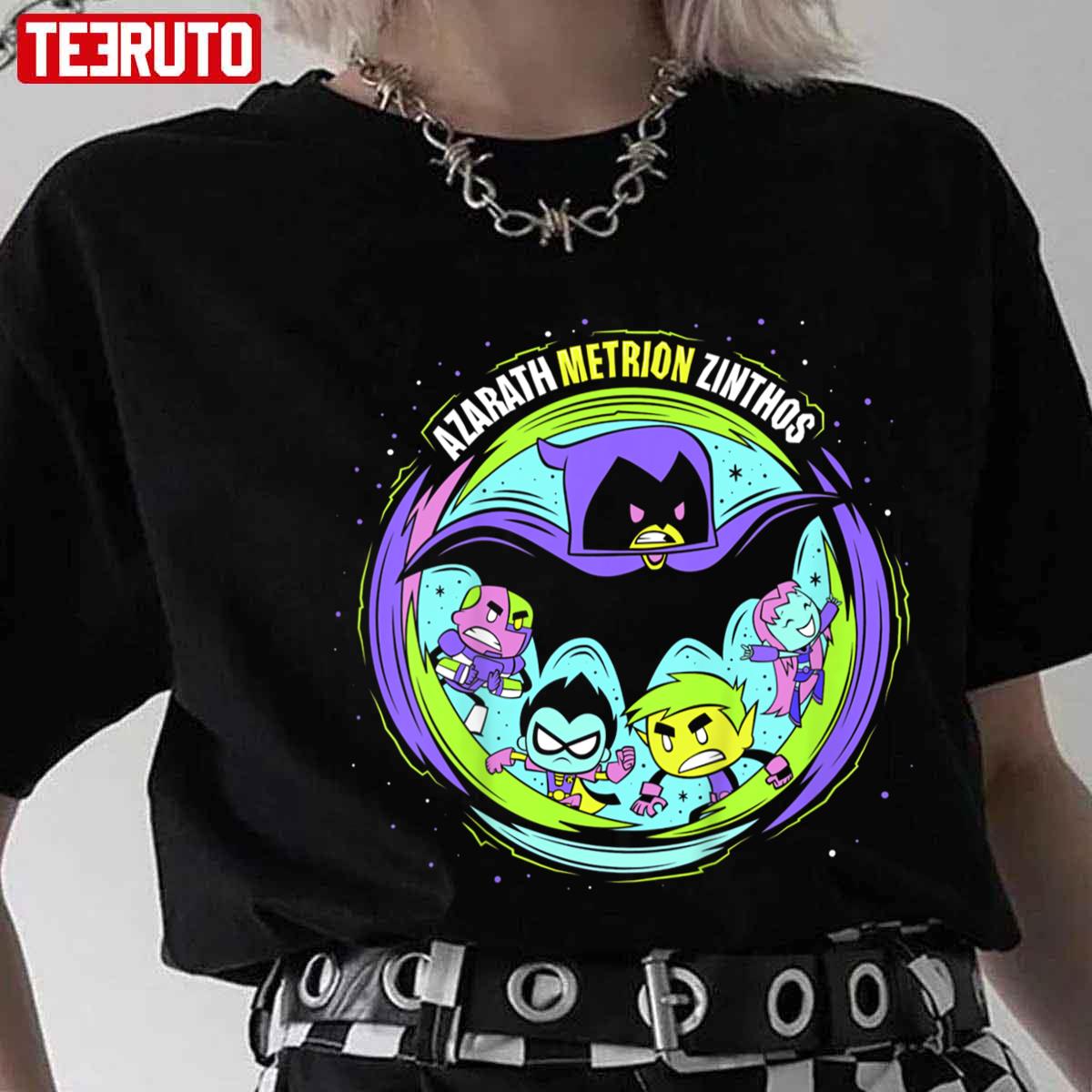 Comics Teen Titans Go Azarath Metrion Zinthos Unisex T-Shirt - Teeruto