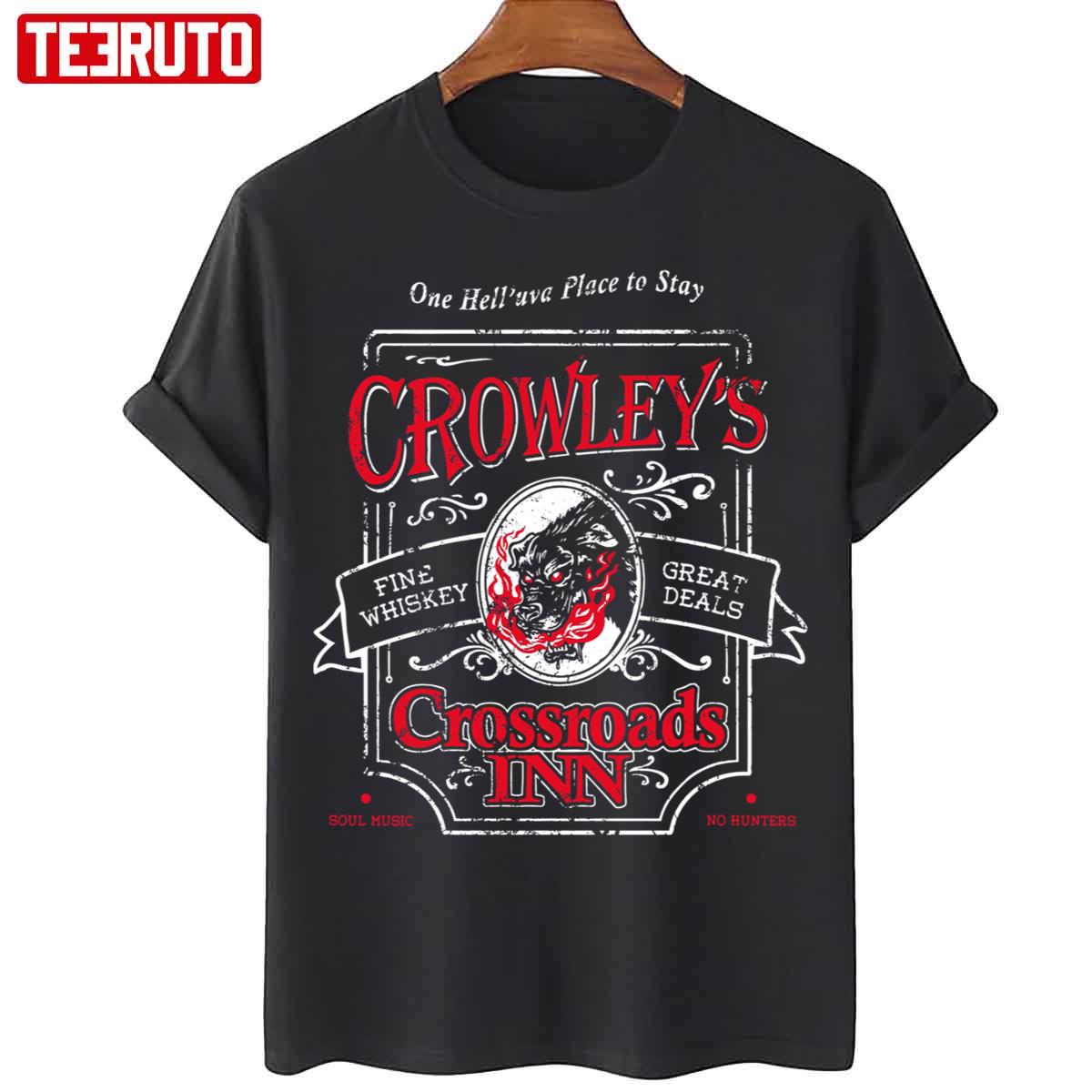 Crowley's Crossroads Inn Aleister Crowley Unisex T-Shirt - Teeruto