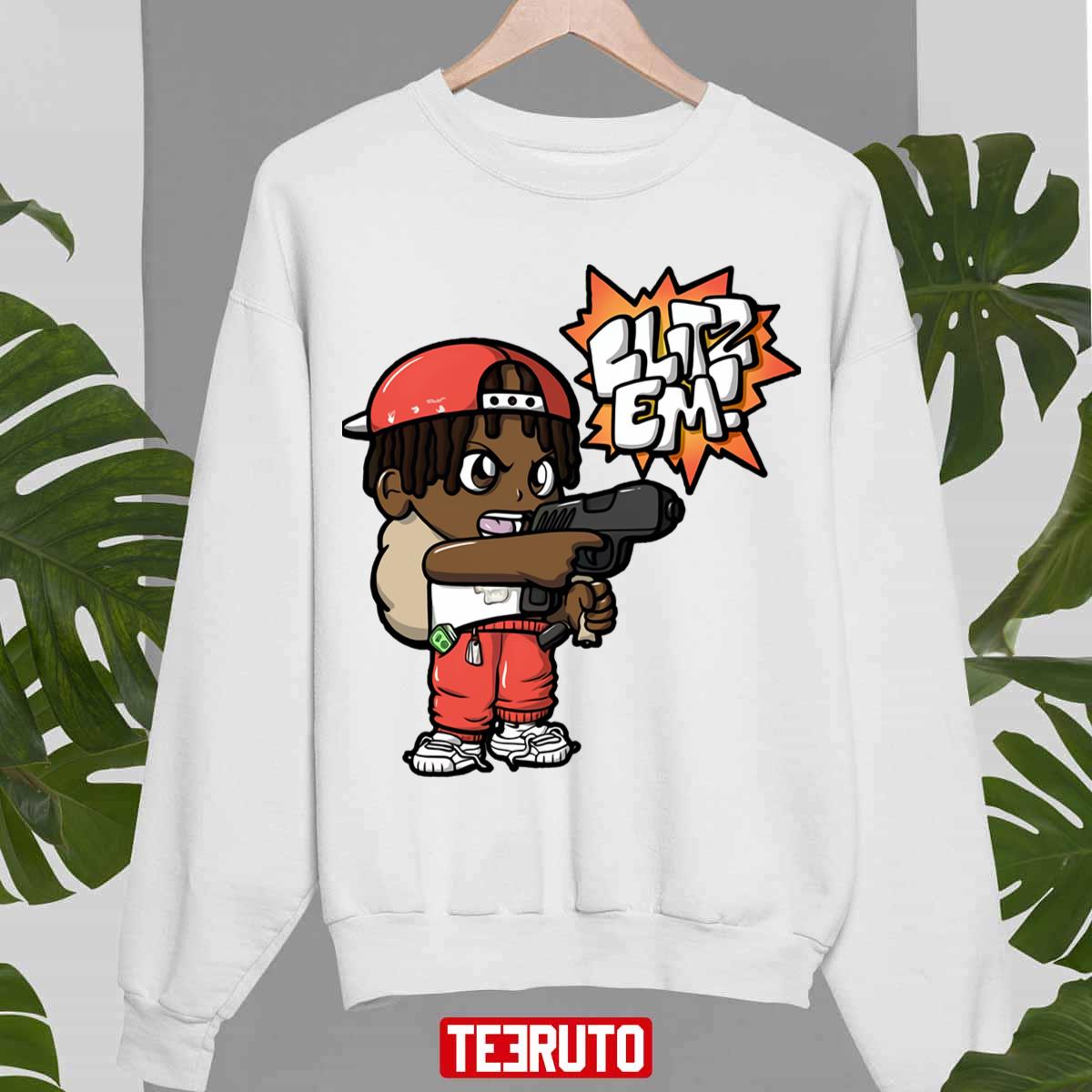Cute Chibi Famous Lil Rappers Lil Tjay Unisex Sweatshirt - Teeruto