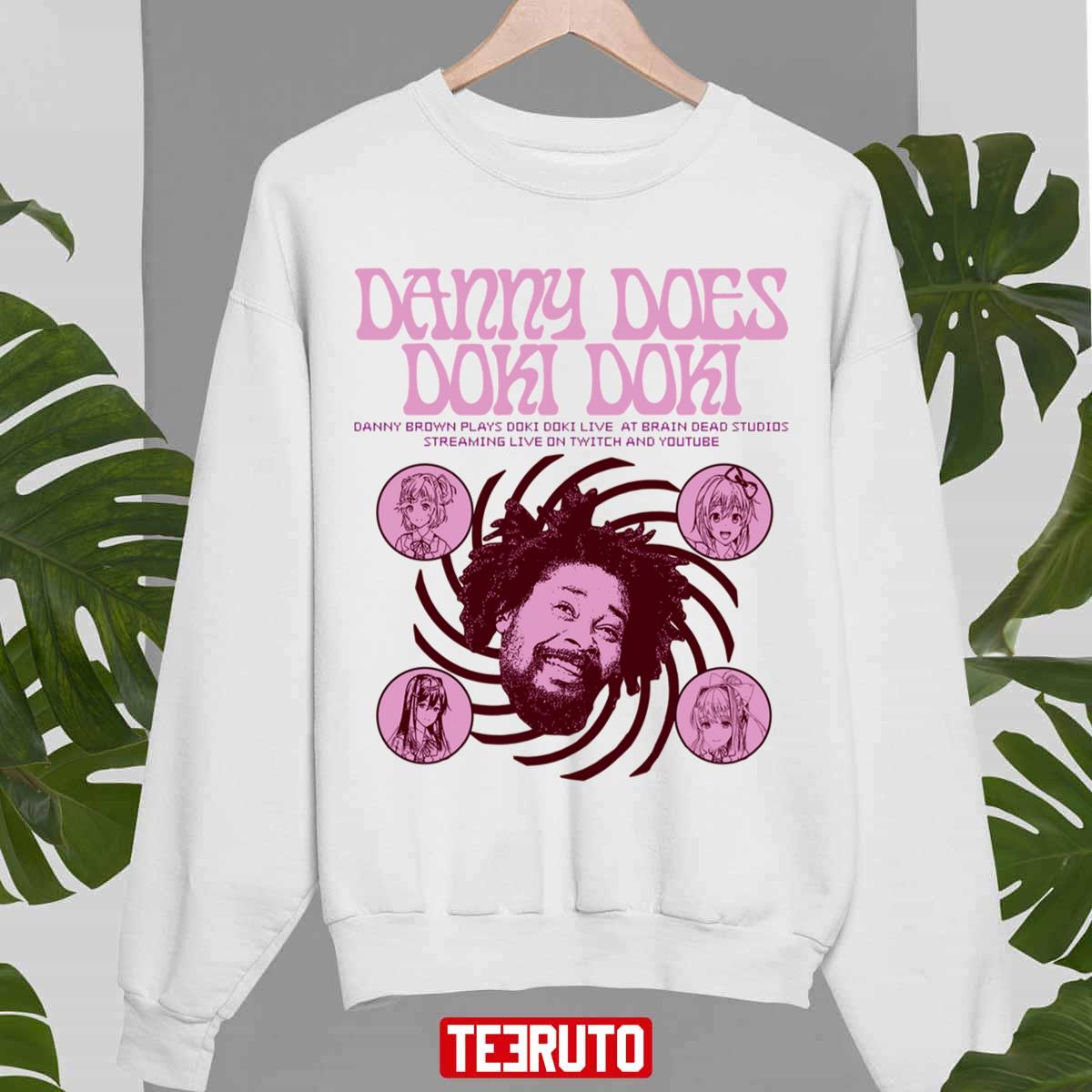 Danny Brown Plays Doki Doki Unisex Sweatshirt - Teeruto
