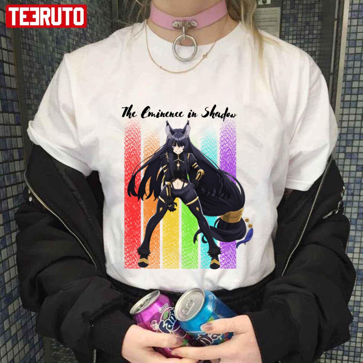 Delta Anime The Eminence In Shadow Rainbow Art Unisex T-shirt - Teeruto