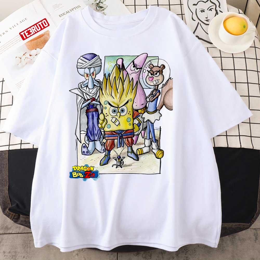 Dragon Ball Bob Z Spongebob Design Unisex Sweatshirt - Teeruto