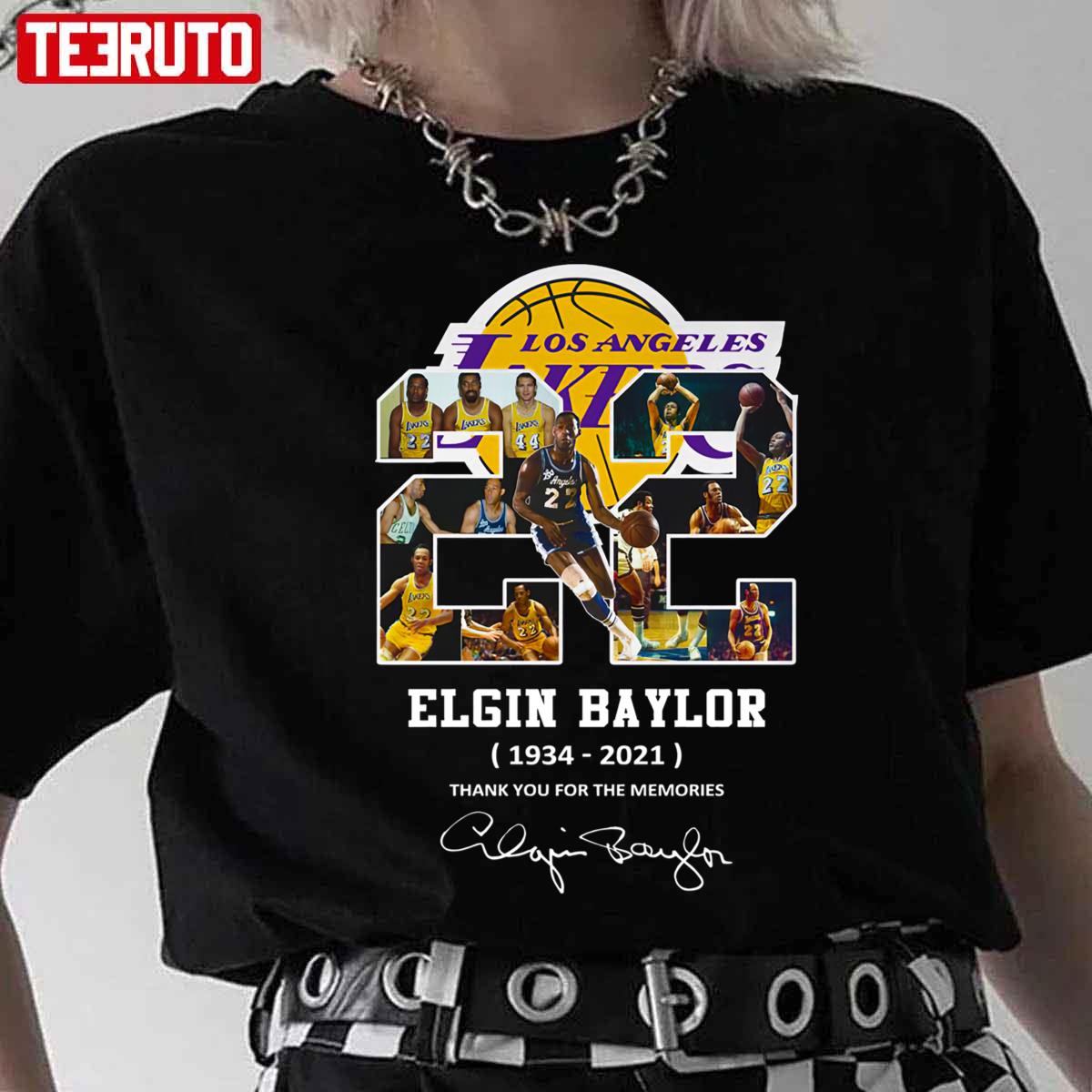Elgin Baylor No 22 Laker Basketball Legend Unisex Sweatshirt - Teeruto