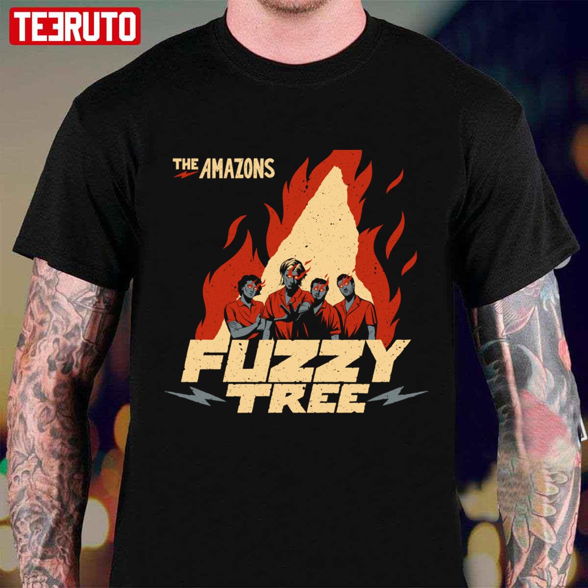 Fuzzy Tree The Amazons Band Retro Unisex T-shirt - Teeruto