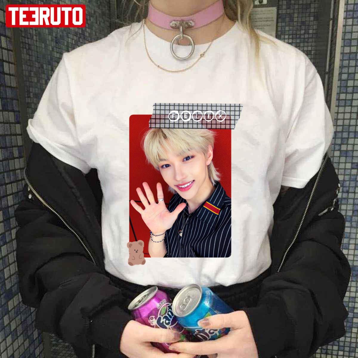 Hi Felix Cute Straykids Kpop Unisex T-Shirt - Teeruto