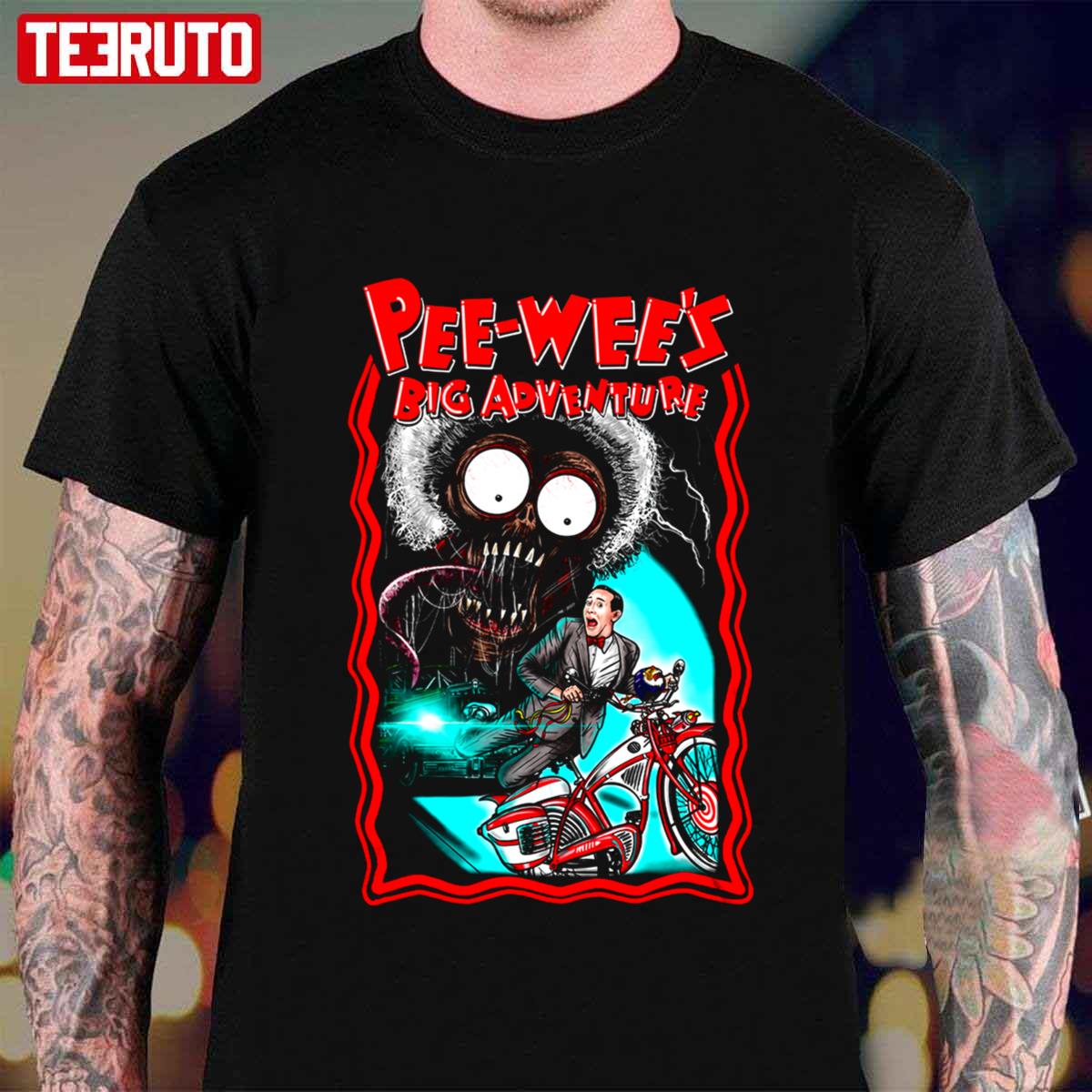 Horror Pee Wee's Big Adventure Films Funny Design Unisex T-Shirt - Teeruto
