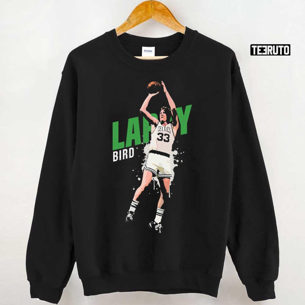 Iconic Design Of Larry Bird Basketball Celtics Unisex Hoodie - Teeruto