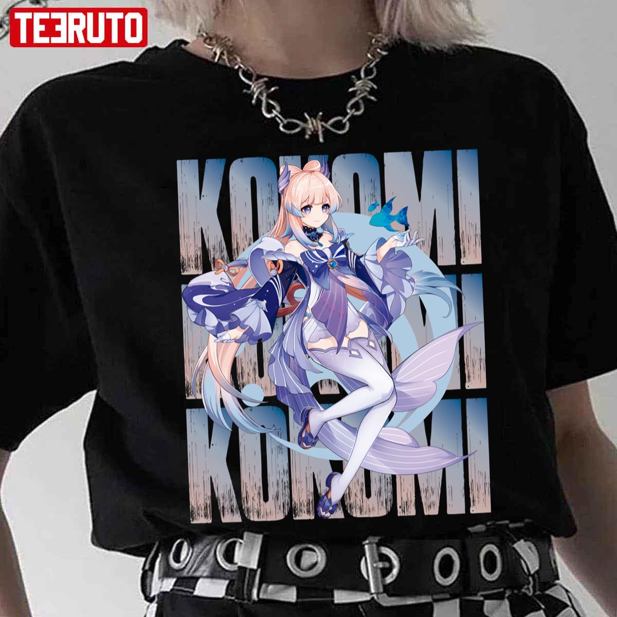 Illustration Kokomi Genshin Impact Unisex T-Shirt - Teeruto