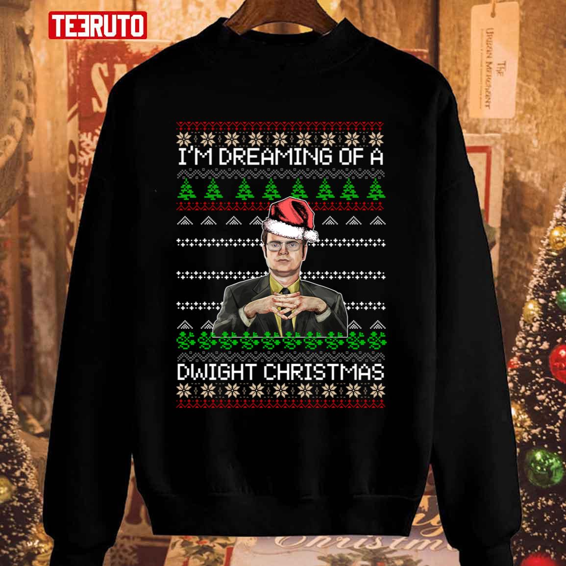 I'm Dreaming Of A Dwight Christmas Dwight Schrute Unisex Sweatshirt ...