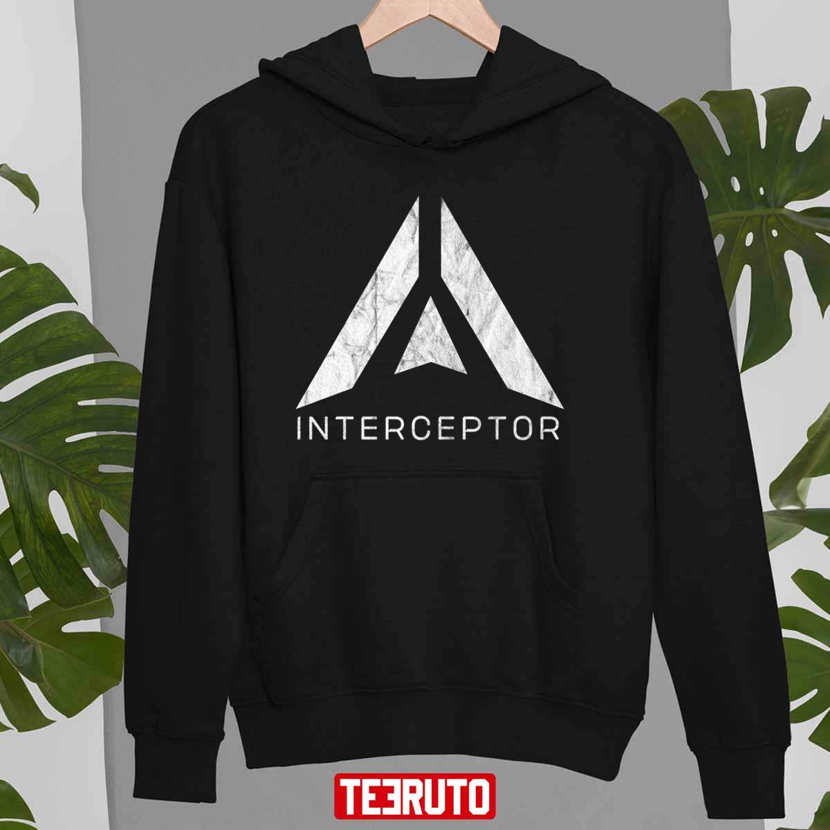 Interceptor Javelin Variant Anthem Game Symbol Worn White Logo Unisex T ...