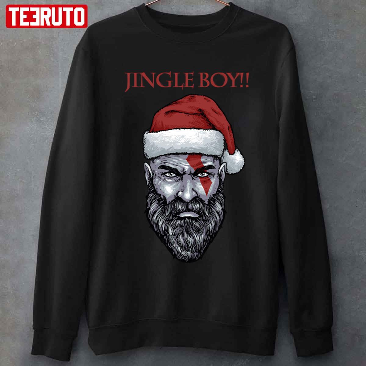 Jingle Boy Christmas God Of War Ragnarok Unisex Hoodie - Teeruto