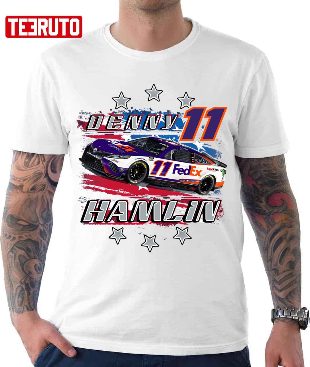 Joe Gibbs Racing Team Collection Fedex Stars & Stripes Denny Hamlin ...